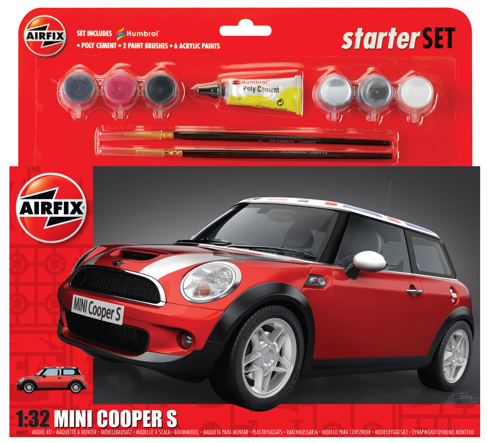 AIRFIX PLASTIC MODEL KIT BMW MINI 1:30 - 58-50125