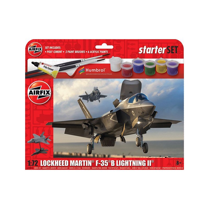 AIRFIX STARTER SET - LOCKHEED MARTIN F-35B LIGHTNING II