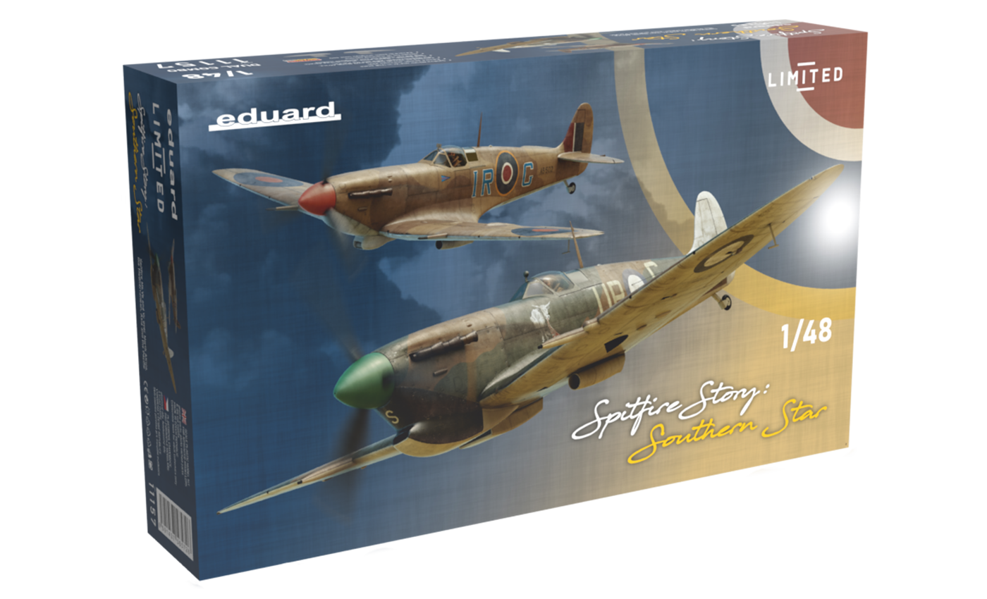 Eduard 1/48 Spitfire Story: Southern Star Dual Combo Plastic Model Kit ...