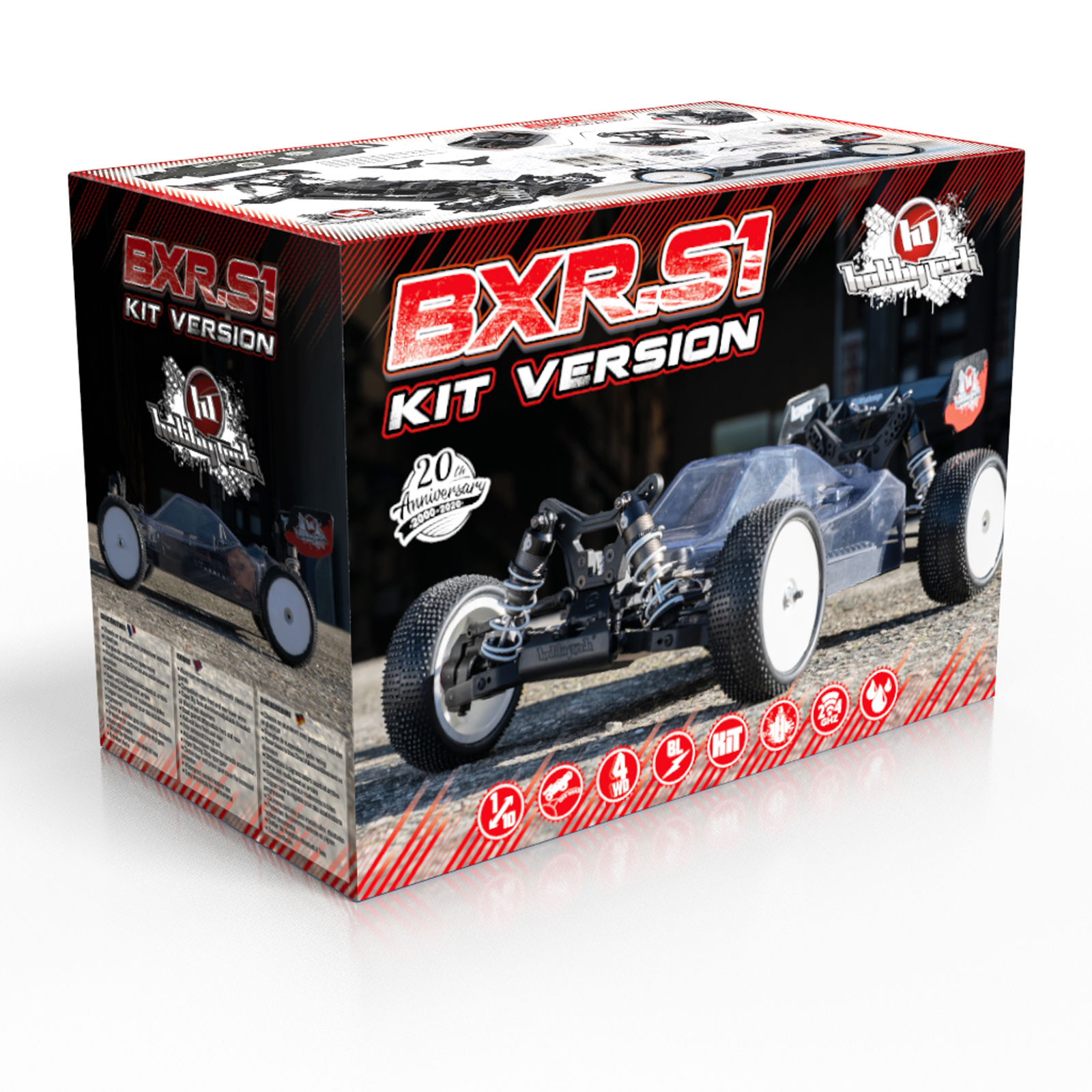 HOBBYTECH BUGGY 1/10th 4×4 Brushless Ready Builders Kit Version - HT ...