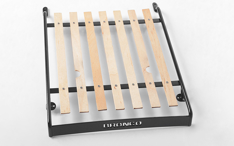 Wooden Roof Rack for Traxxas TRX-4 '79 Bronco Ranger XLT (Black) - RC 4WD