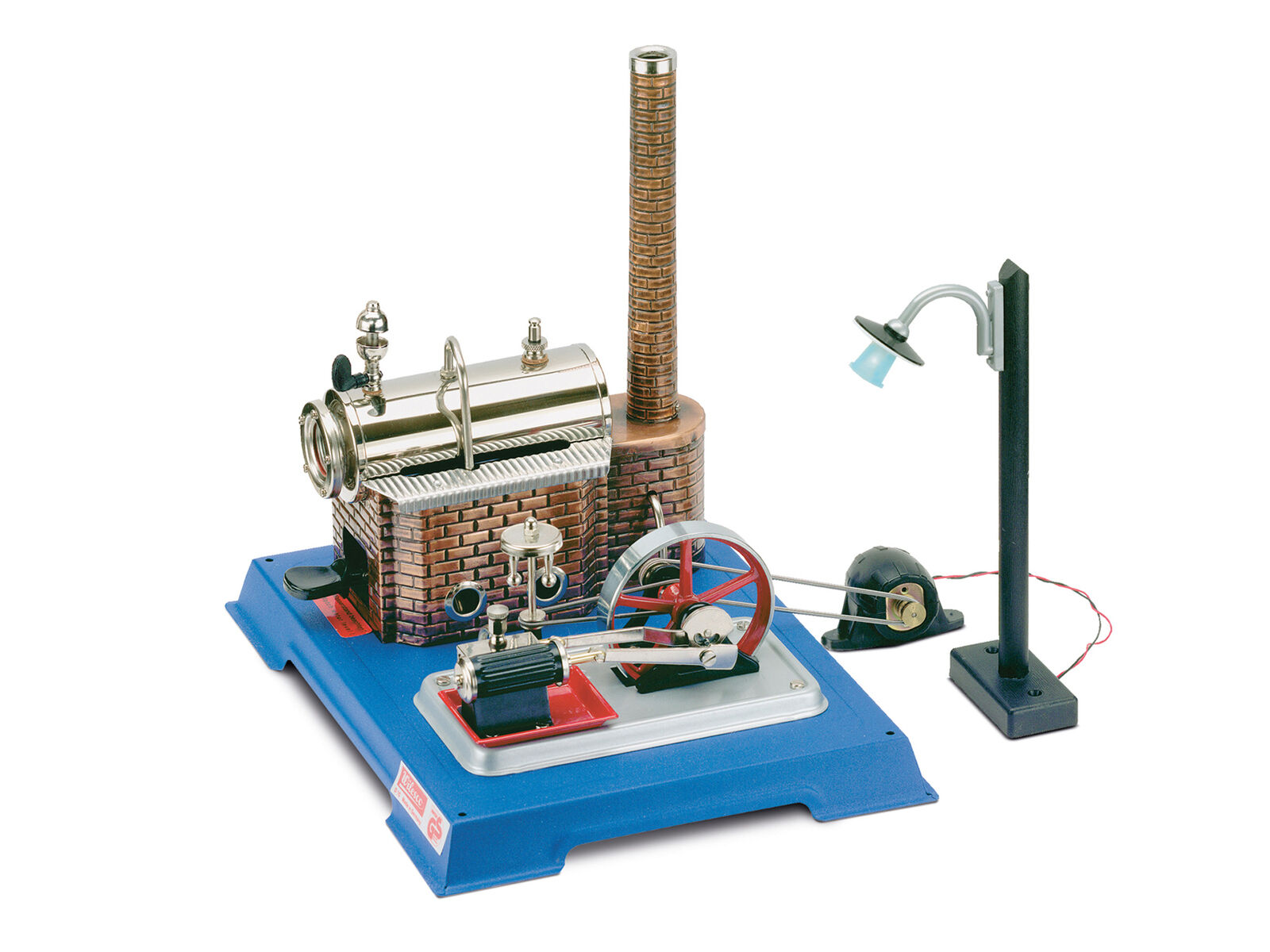 WILESCO D105 STEAM ENGINE WITH ELECTRIC LIGHT